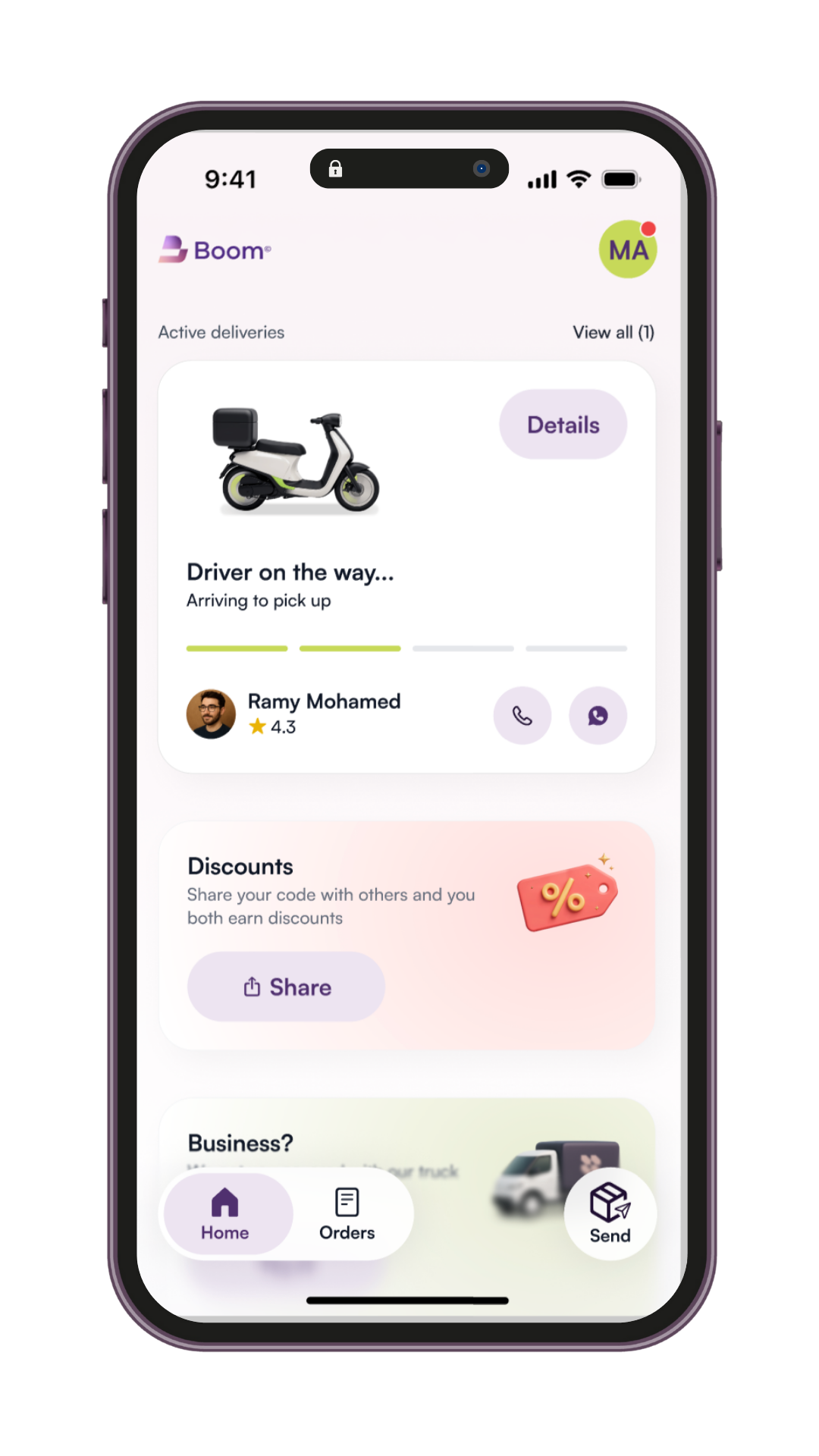 BOOM - UAE Courier Marketplace